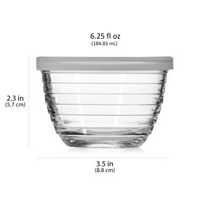 Libbey Small Glass Bowls with Lids, 6.25 oz. & Reviews - Wayfair Canada